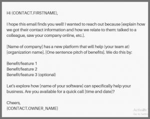 11 awesome cold email templates and why they work - LeadGibbon